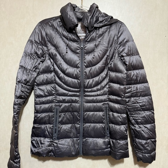 a.n.a | Jackets & Coats | Ana Down Jacket Medium Tall Gray Puffer Coat ...